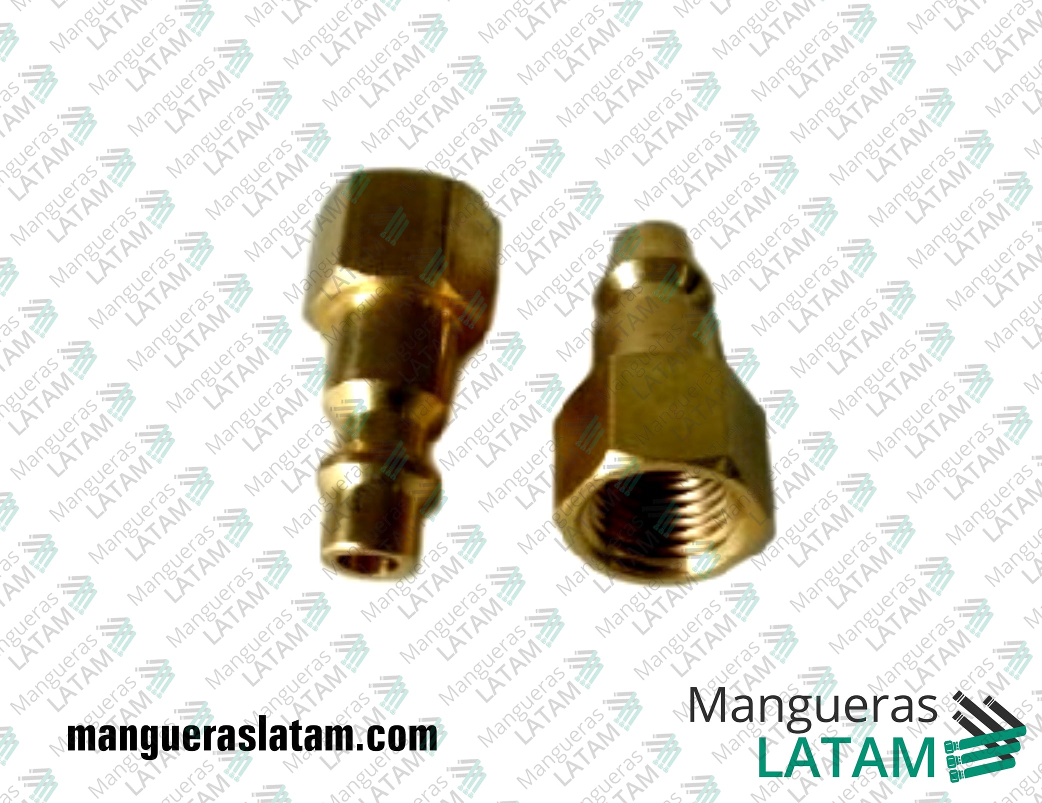 Acople Neumático para Aire Serie Industrial Macho con Rosca Hembra NPT – Mangueras Latam